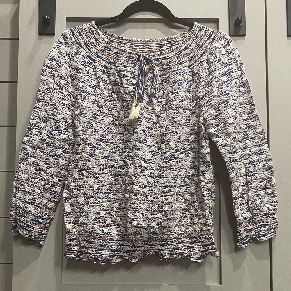 Tory Burch Nadia Embroidered Blouse - Gem